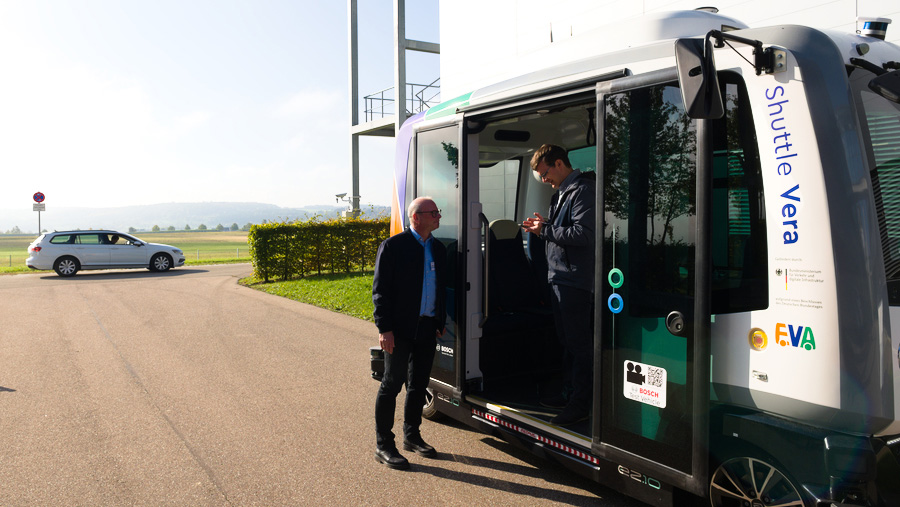 Shuttle2X automated driving | Bosch Global